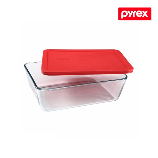 Recipiente Rectangular C/Tapa Pyrex 2,6lt - Grupo Panal