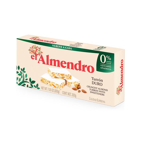 Turrón Duro Sin Azúcar El Almendro - Grupo Panal