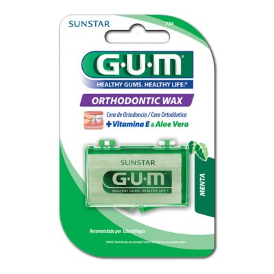 Ortic Wax Cera Para Ortodonciacia Sabor Menta GUM 724 - Grupo Panal